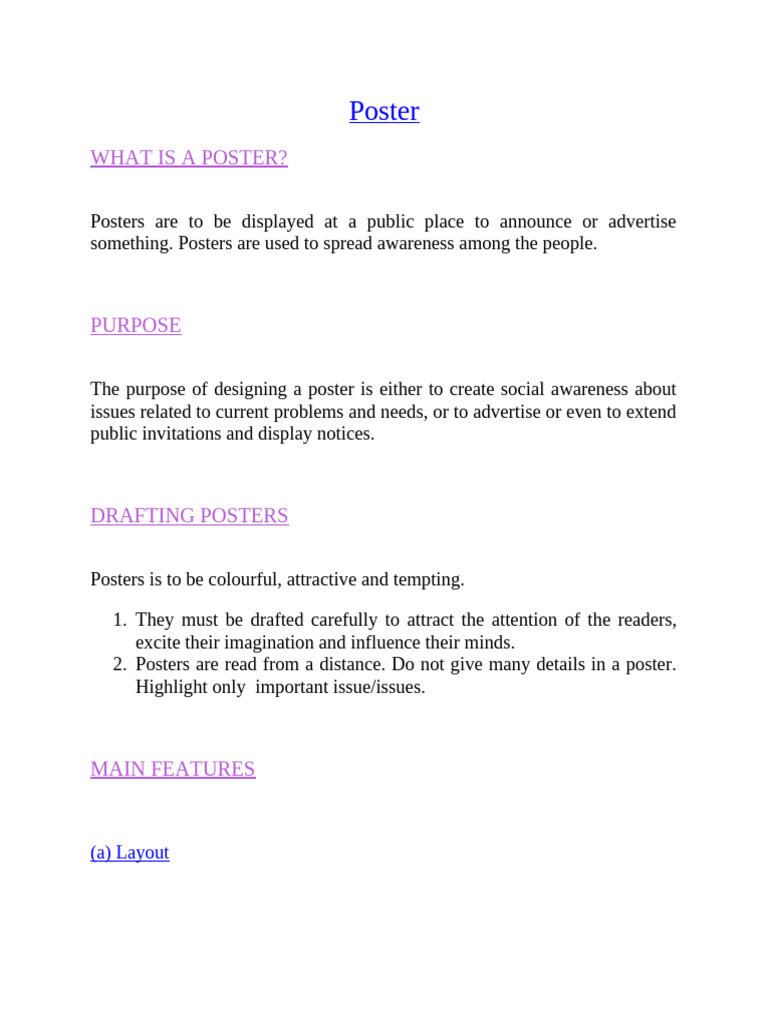 Effective Poster Design Guide | PDF | Social Science