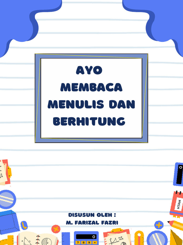 Biru Putih Ilustrasi Lucu Cover Modul Ajar Dokumen A4 | PDF