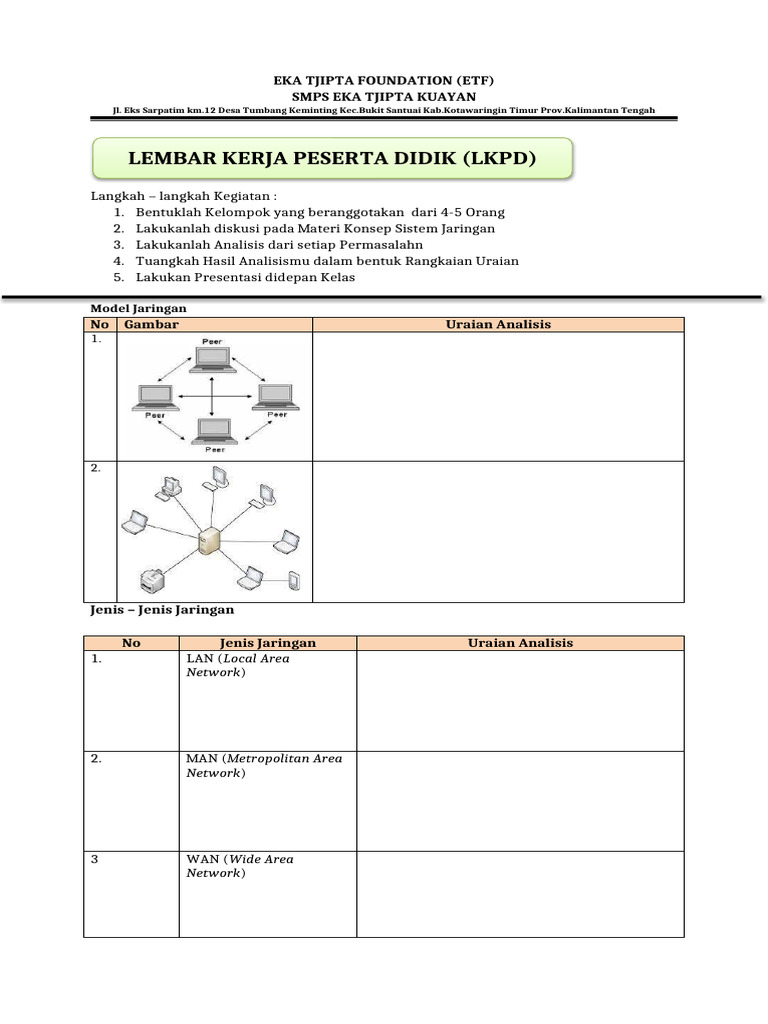 LKPD Jaringan Komputer VIII | PDF