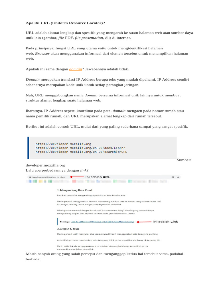 Apa Itu URL - Web - Browser - Kelas - IX | PDF | Teknologi & Rekayasa
