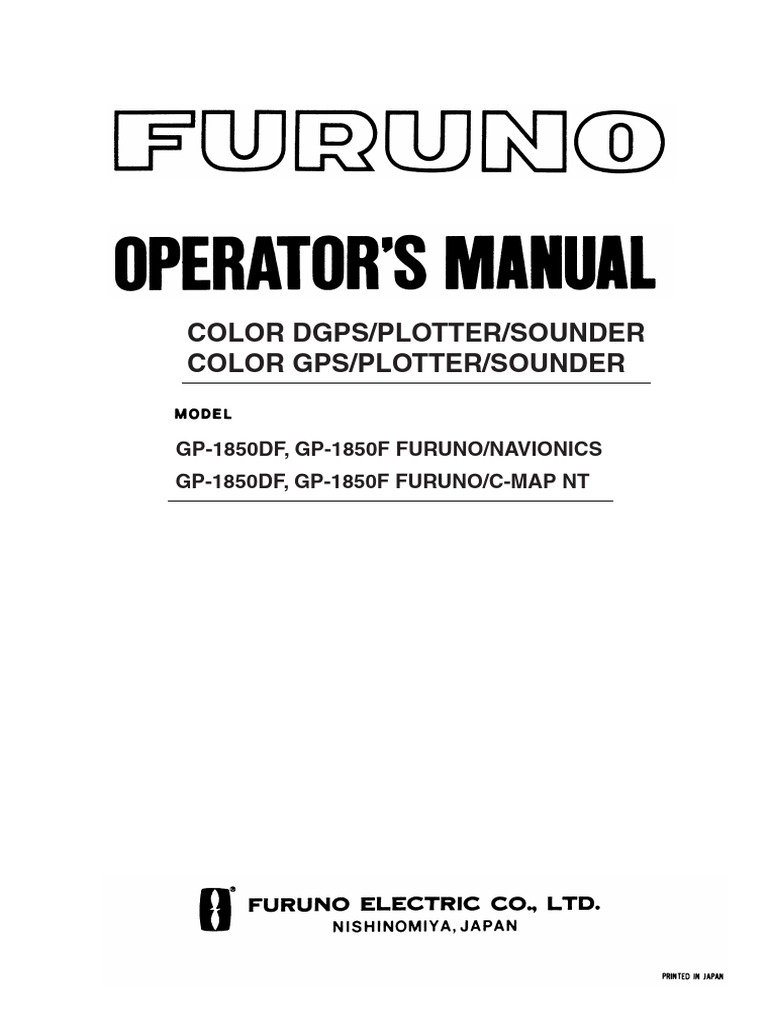 Color DGPS - Plotter - Sounder Color GPS - Plotter - Sound | PDF | Menu ...