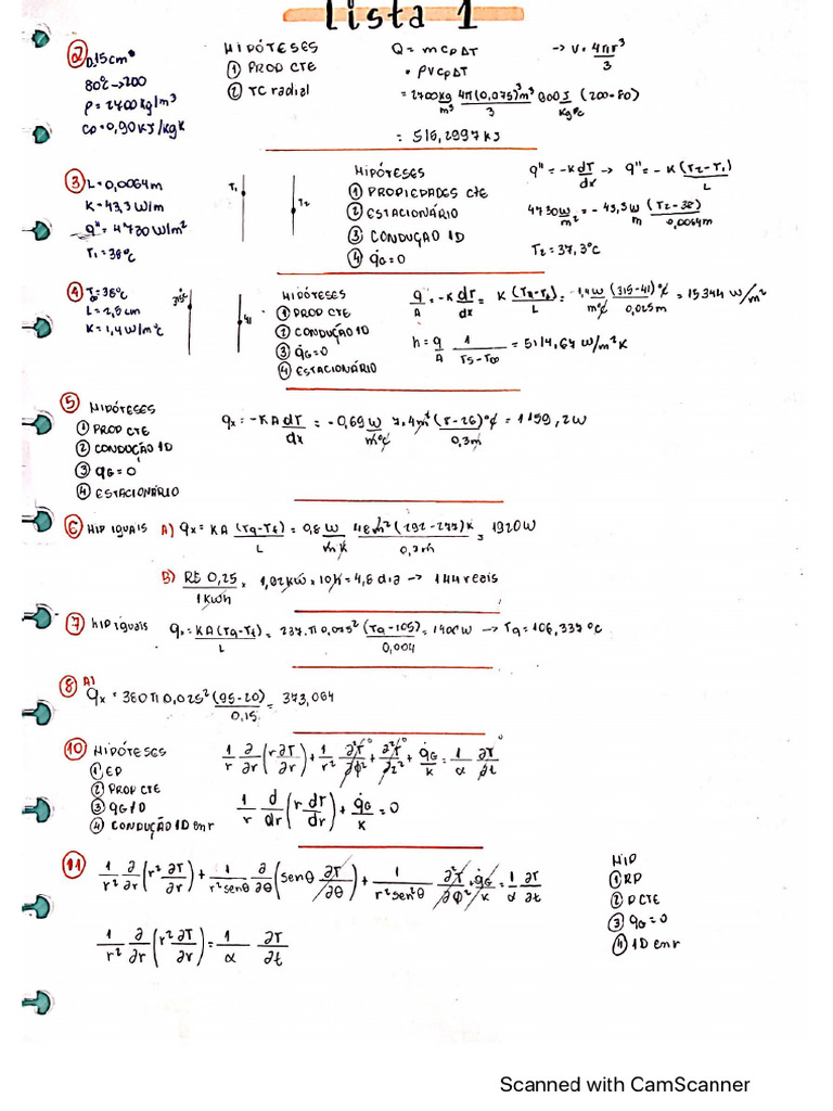 Lista 1 e 2 - Transcal | PDF
