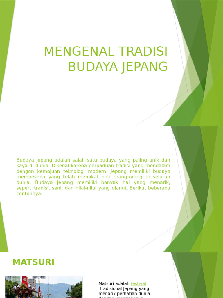 Mengenal Tradisi Budaya Jepang | PDF Mengenal Tradisi Budaya Jepang | PDF