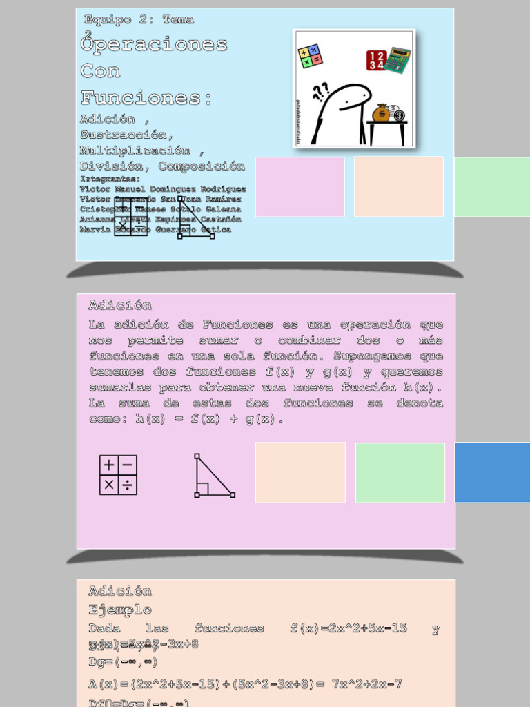 Operaciones con funciones | PDF