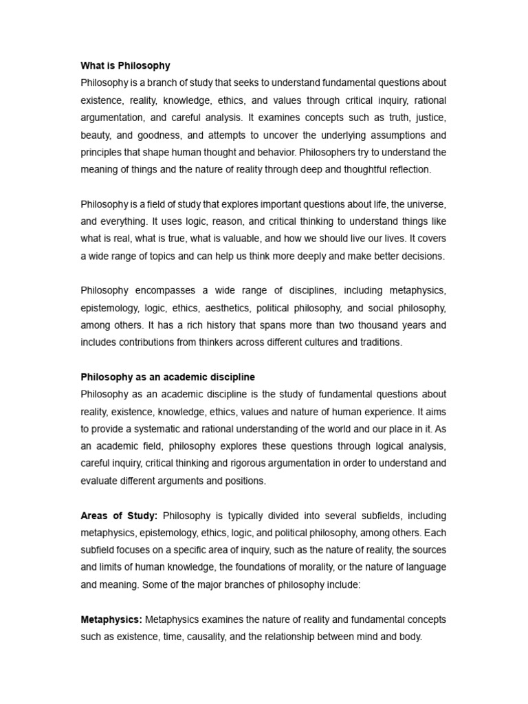 Intro To Philosophy Notes | PDF | Rationalism | Utilitarianism