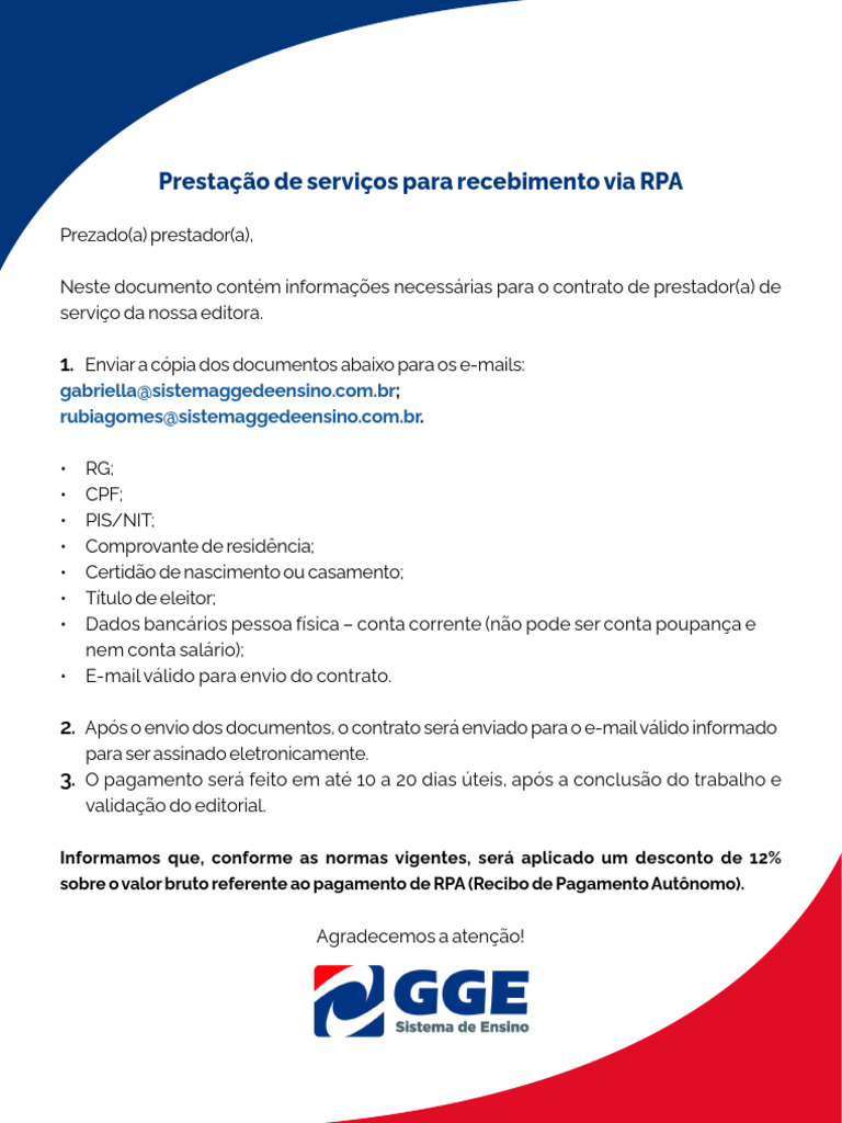 Contrato Rpa | PDF | Direito