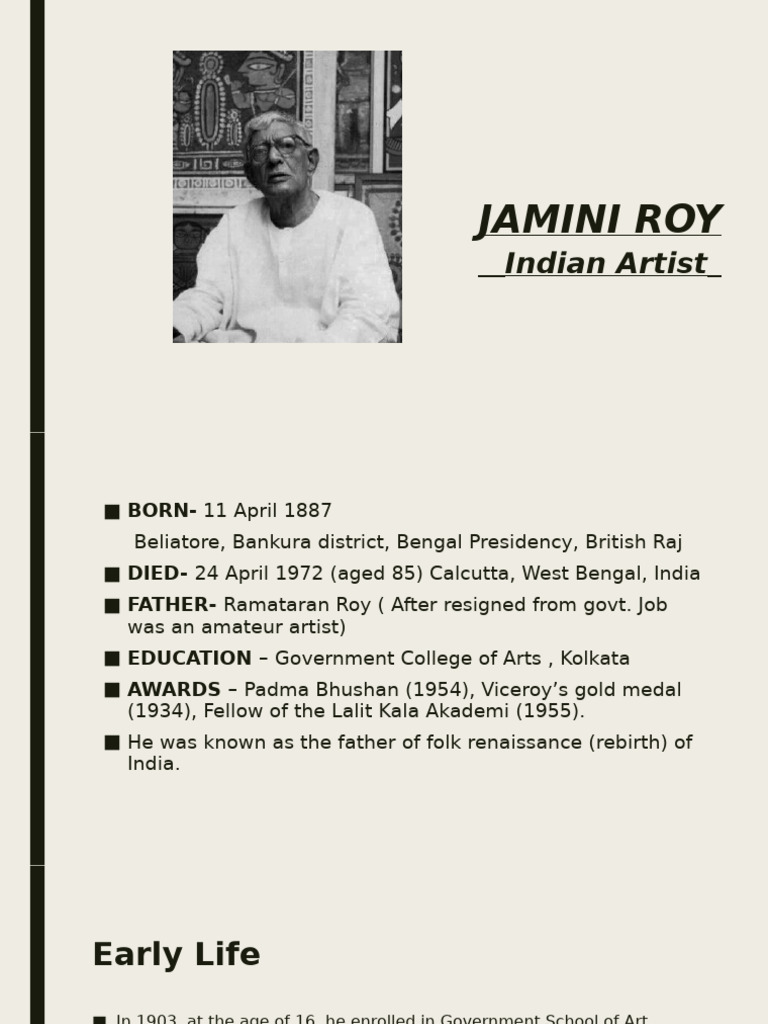 Jamini Roy: Indian Artist | PDF