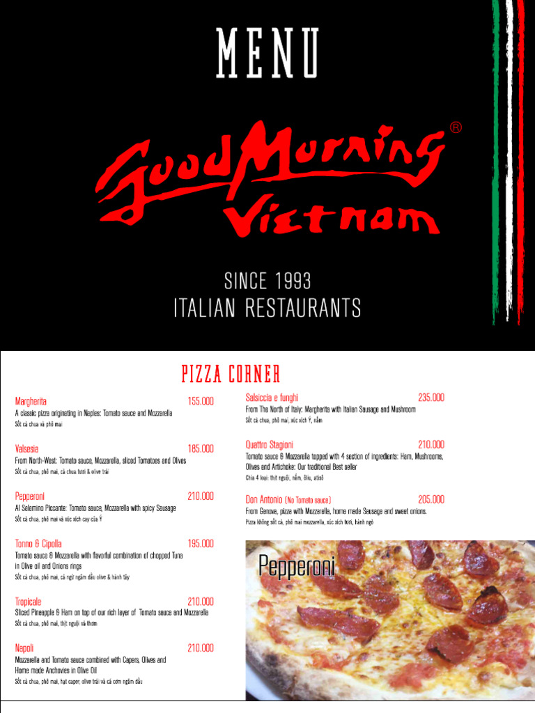Menu GM 12 2019 Print | PDF