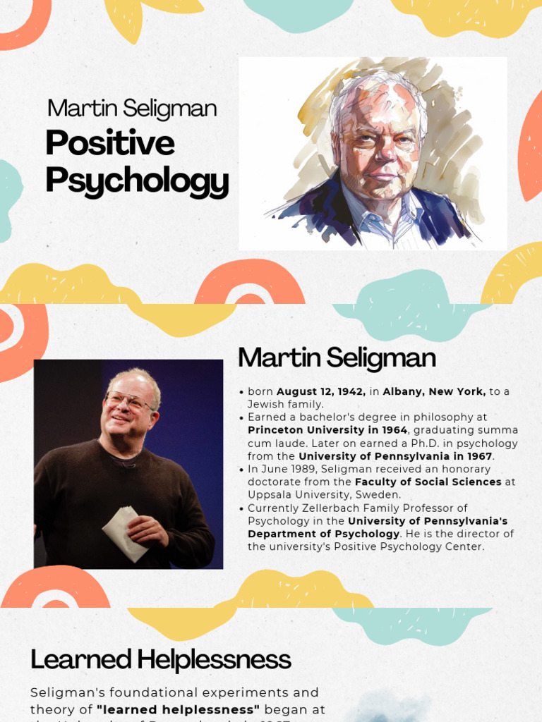 Seligman's Learned Helplessness Theory | PDF | Optimism | Neuroscience