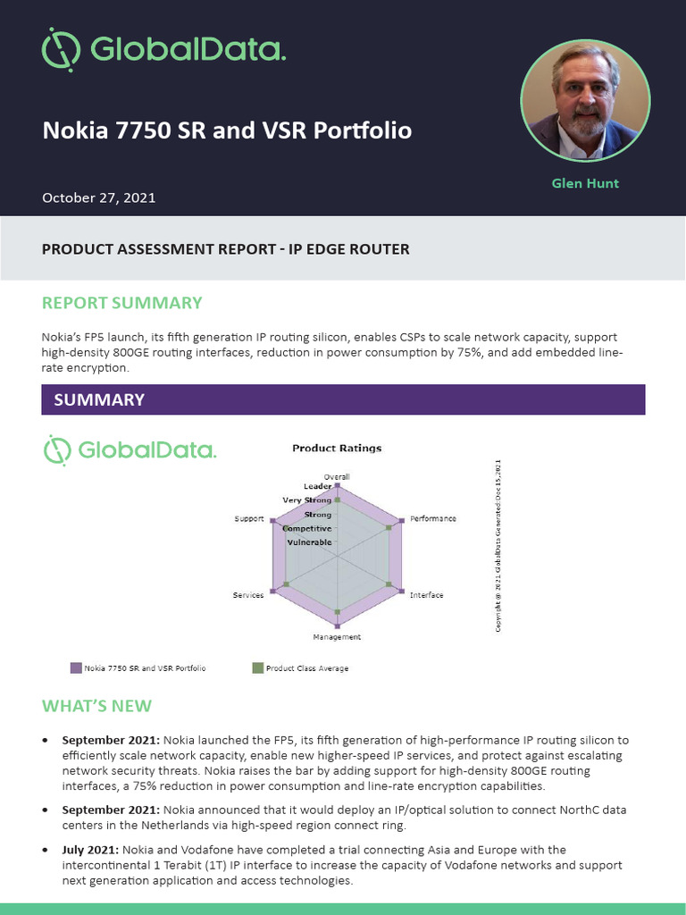 Nokia 7750 SR & VSR Product Overview | PDF | Virtual Private Network ...