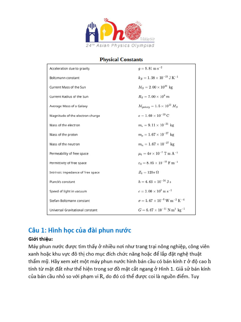 APhO 2024 de | PDF