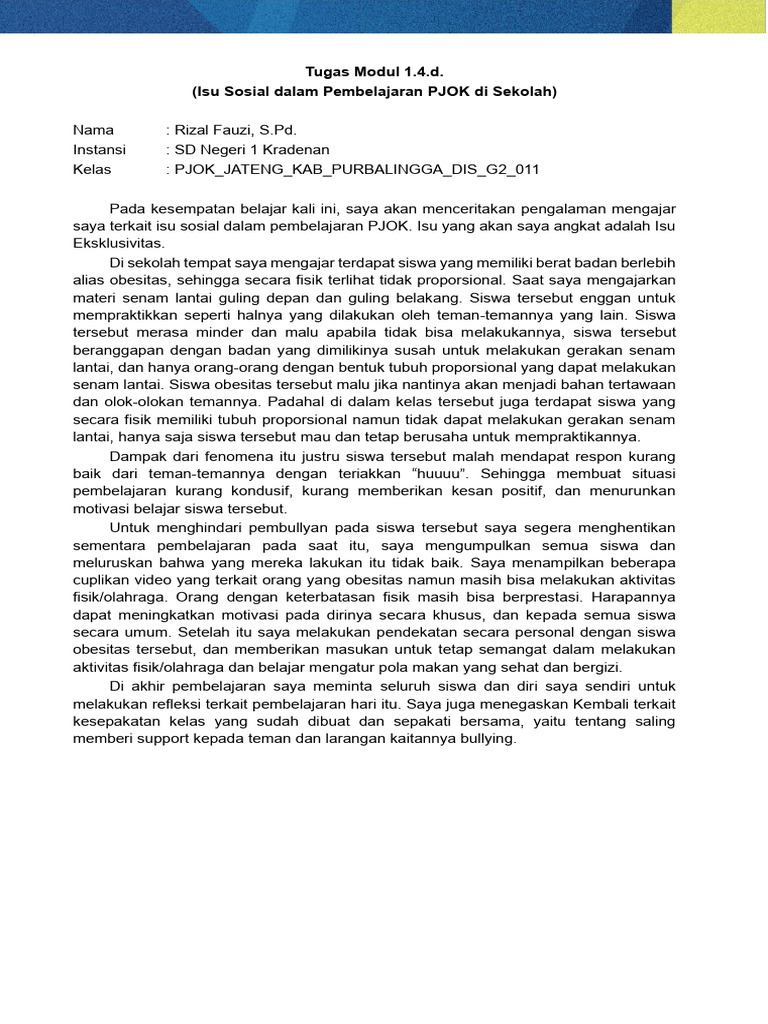 1.4.d. Rizal Fauzi | PDF | Kesehatan Holistik