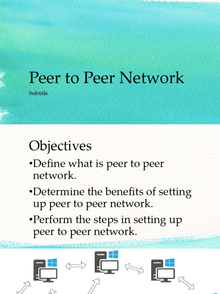 Peer To Peer Network | PDF | Peer To Peer | Computer Network