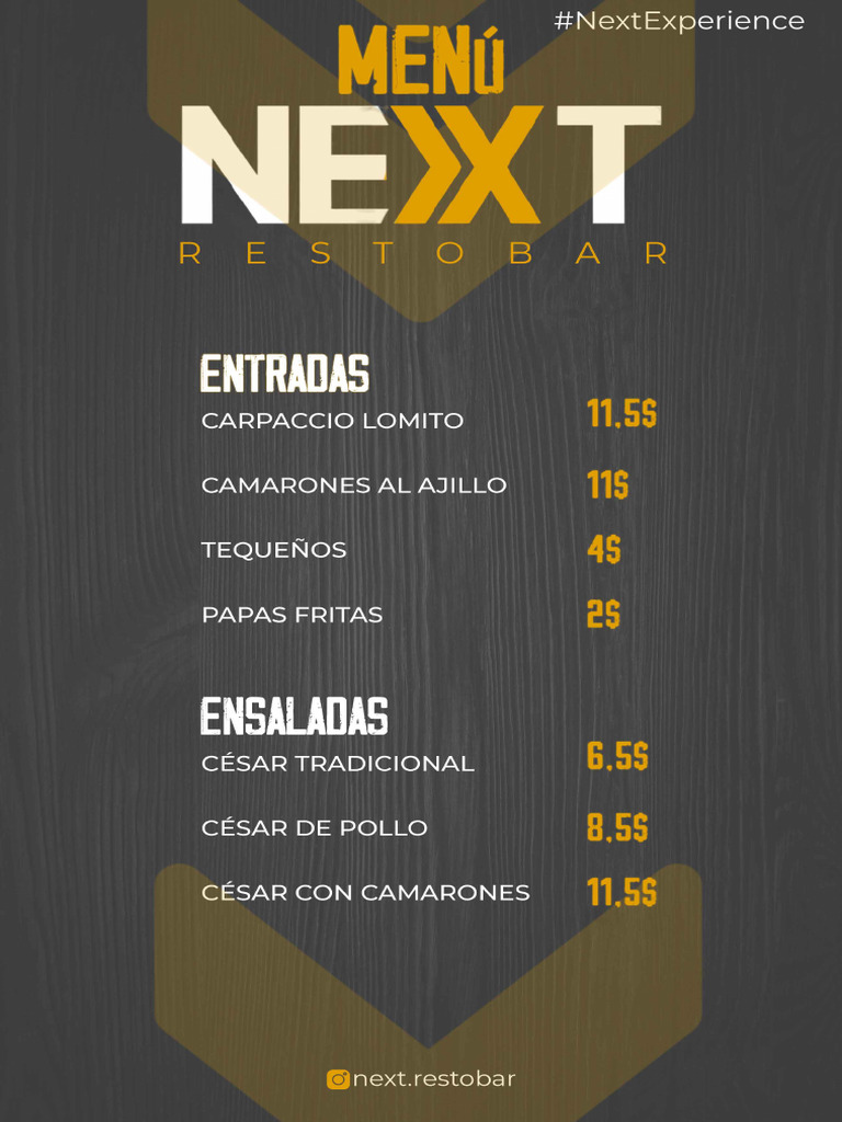 Next Menu Mayo 2024 v1 | PDF