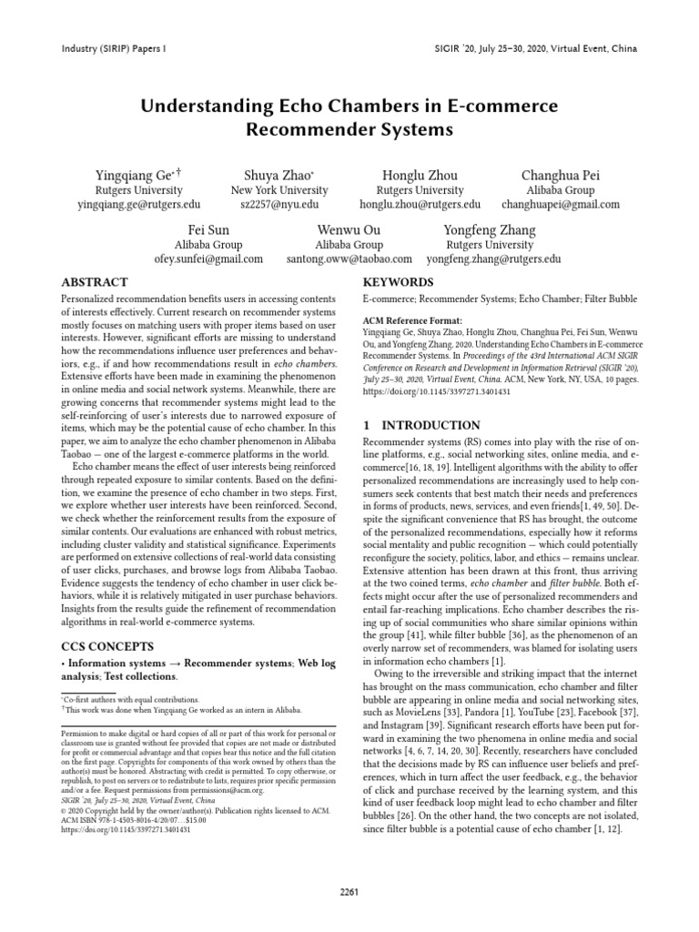 Echo Chambers | PDF | Cluster Analysis