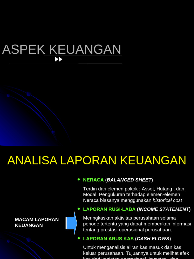 Analisis Laporan Keuangan | PDF | Pengelolaan Keuangan & Uang