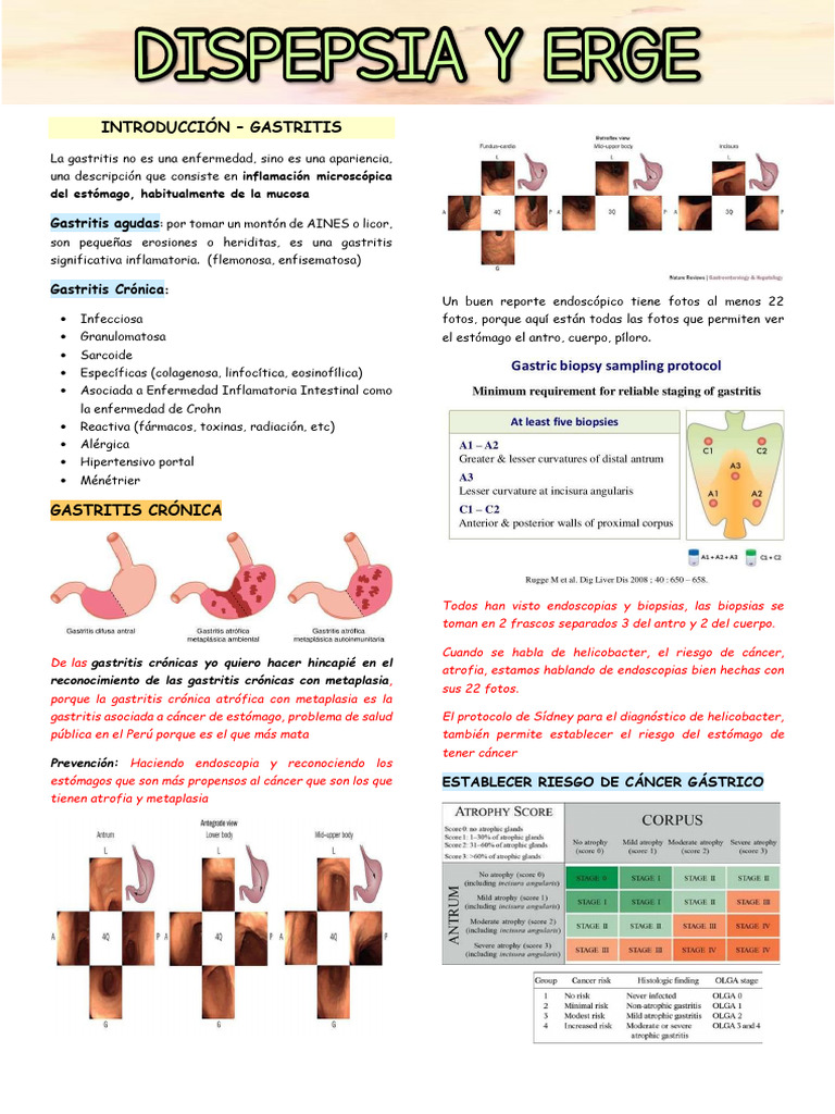 8.1 Dispepsia y Erge - Degra | PDF | Indigestión | La enfermedad por reflujo gastroesofágico