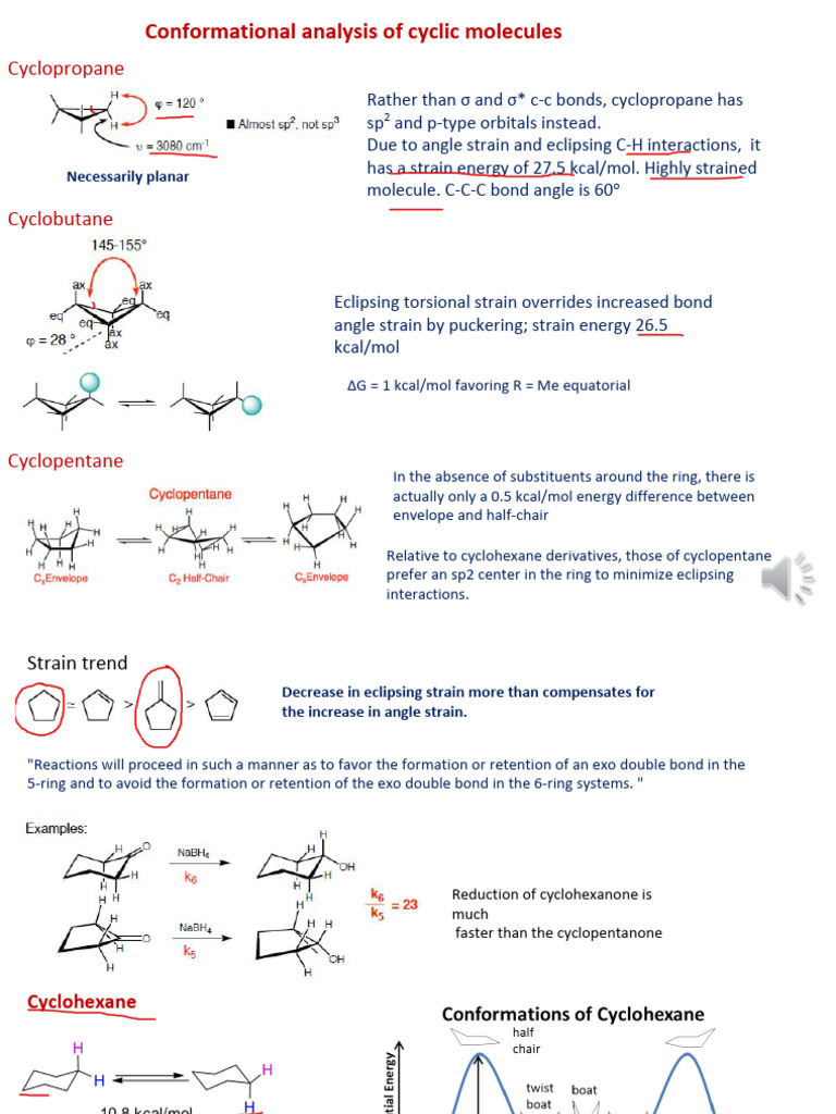 Conformational Analysis | PDF | Conformational Isomerism | Organic ...