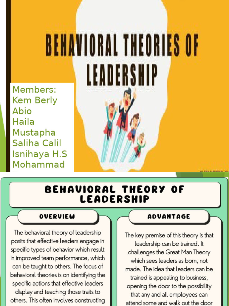 Team 2 - Behavioral Theory | PDF