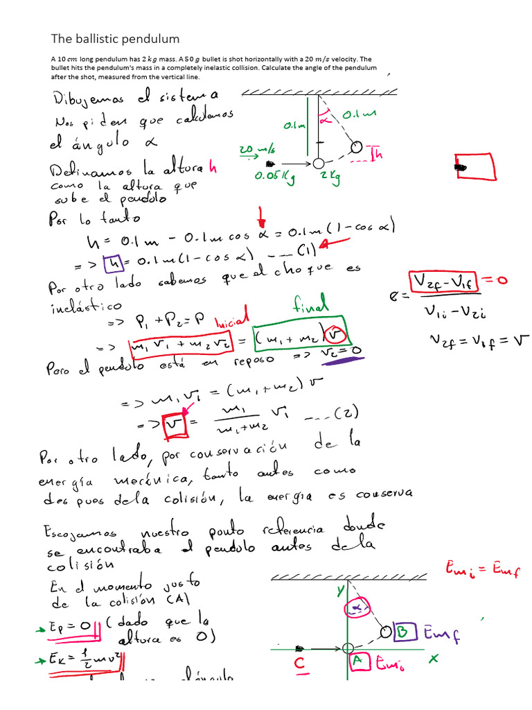 Physics Collision Problems | PDF