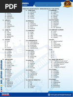 Listado de Palabras para Dictado, Concurso de Ortografía | PDF | Religión y espiritualidad