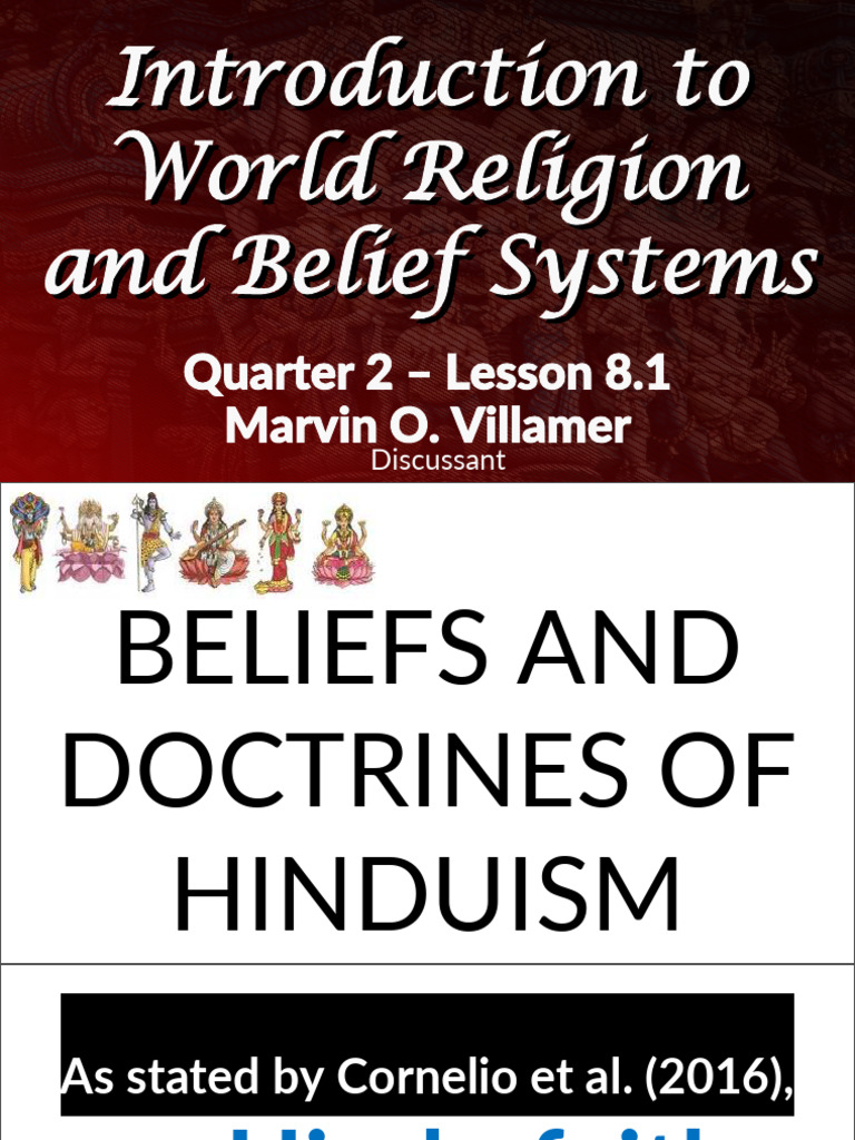 Iwrbs Lesson 8.2 - Hinduism | PDF | Hindu Deities | Vishnu