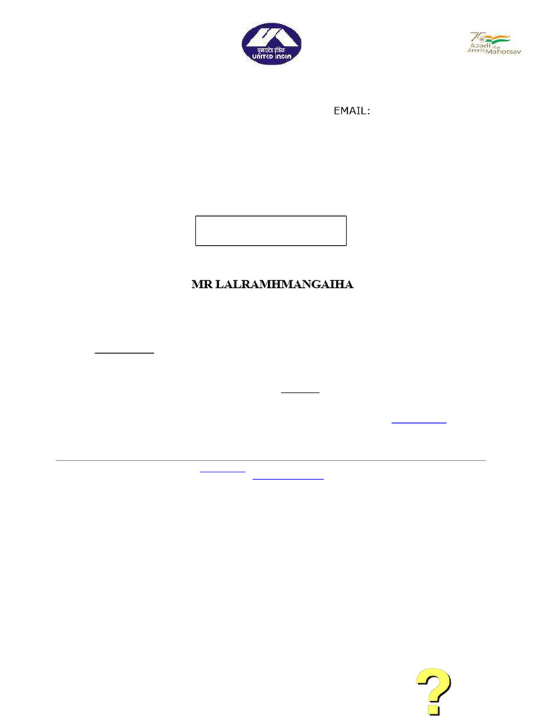 MR Lalramhmangaiha - GCV Policy - United | PDF | Liability Insurance ...