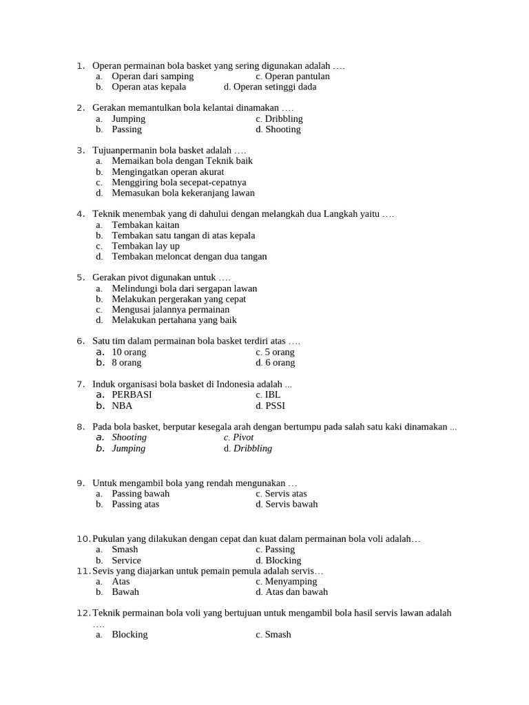Soal Asas 7 | PDF