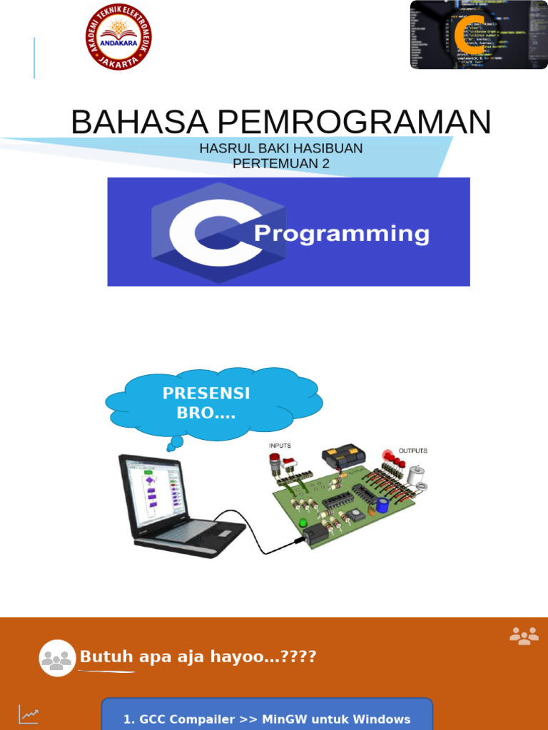 Pertemuan 2, Pengenalan Dan Instalasi Bahasa C | PDF | Komputer