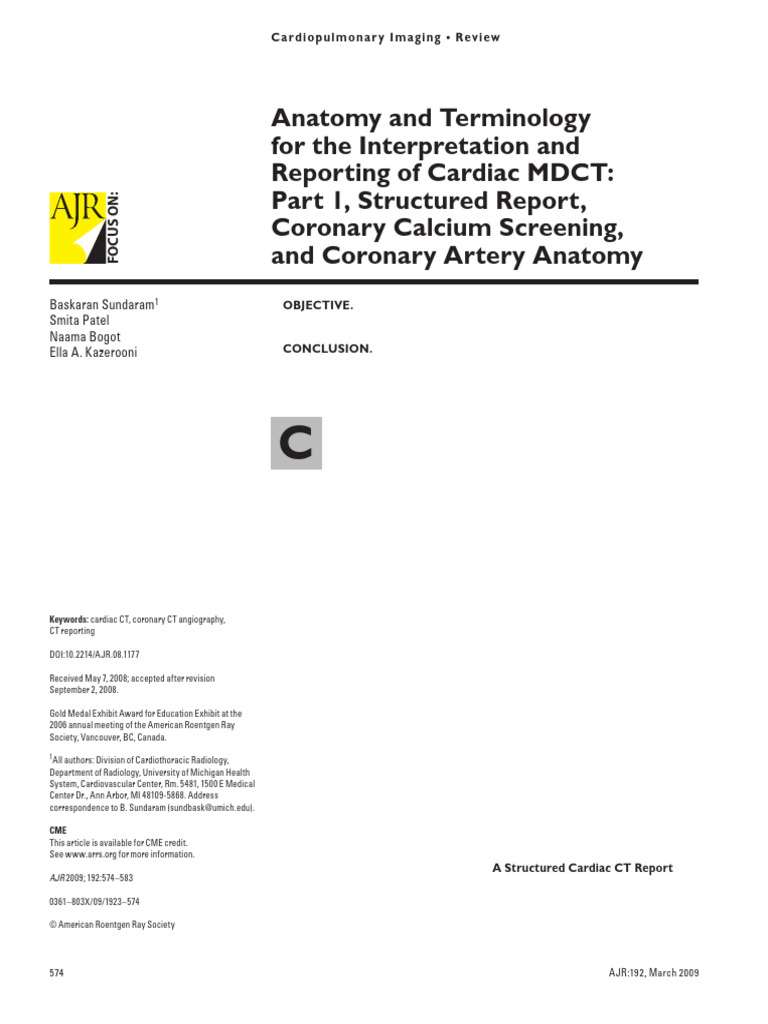 Sundaram Et Al 2012 Anatomy and Terminology for the Interpretation and ...