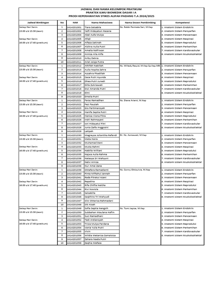 Semester 1 2024-2025 Ok | PDF