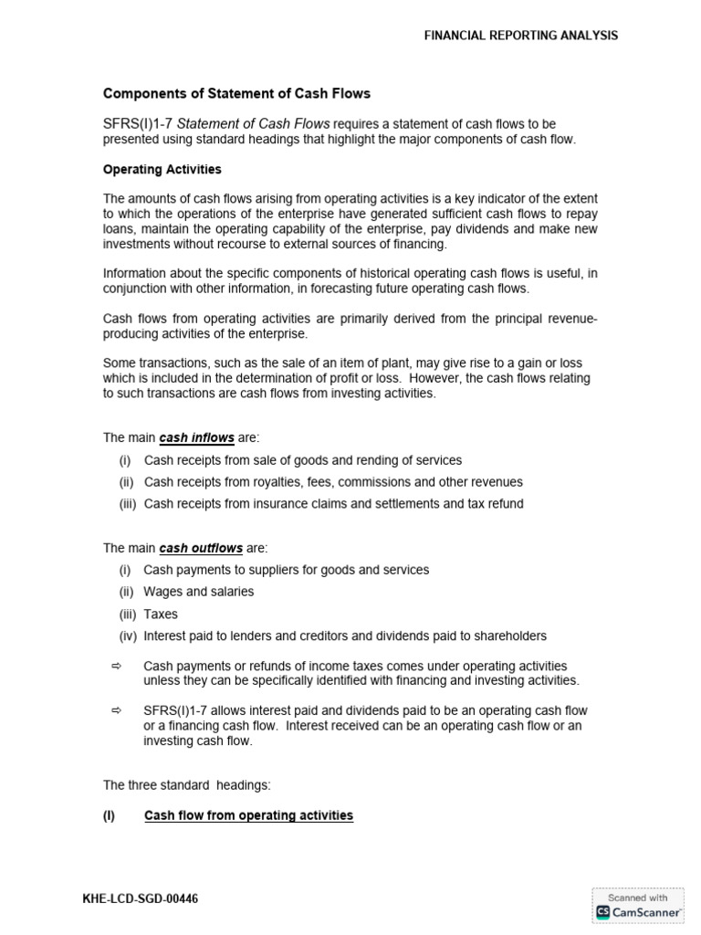 1.+FRA - Study+Guide - v2.0 26 | PDF | Dividend | Cash