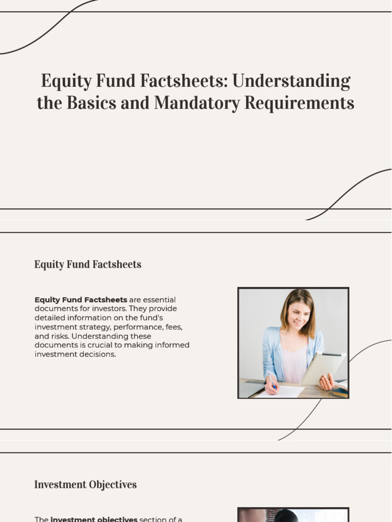 Equity Fund Factsheets Explained | PDF | Finance & Money Management