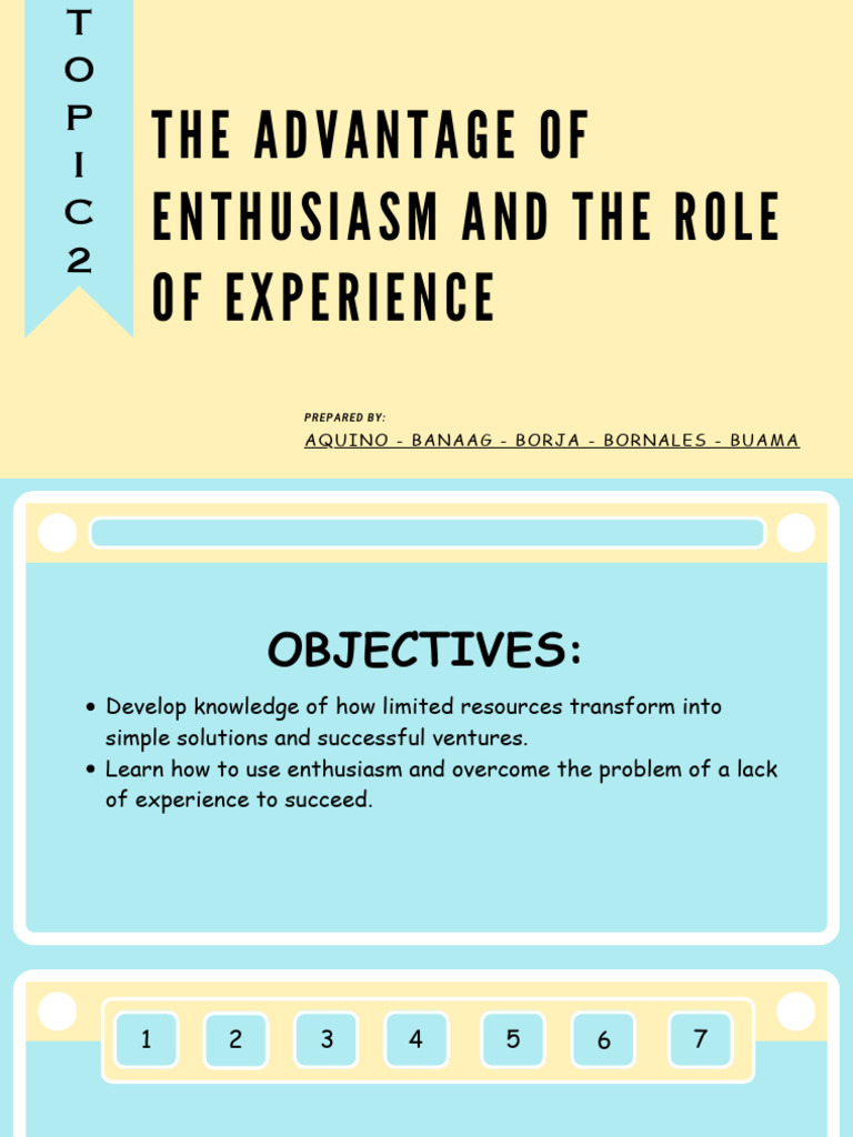 Harnessing Enthusiasm for Entrepreneurial Success | PDF | Goal | Social ...