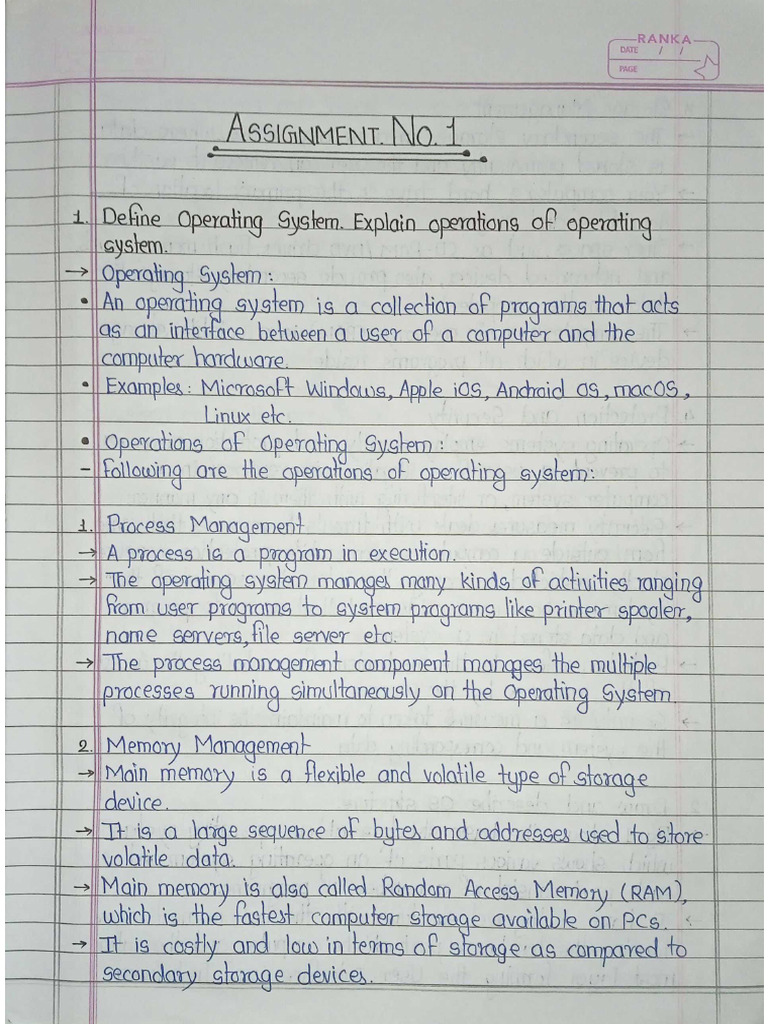 OS Assignment 1 - 186 - N2 | PDF