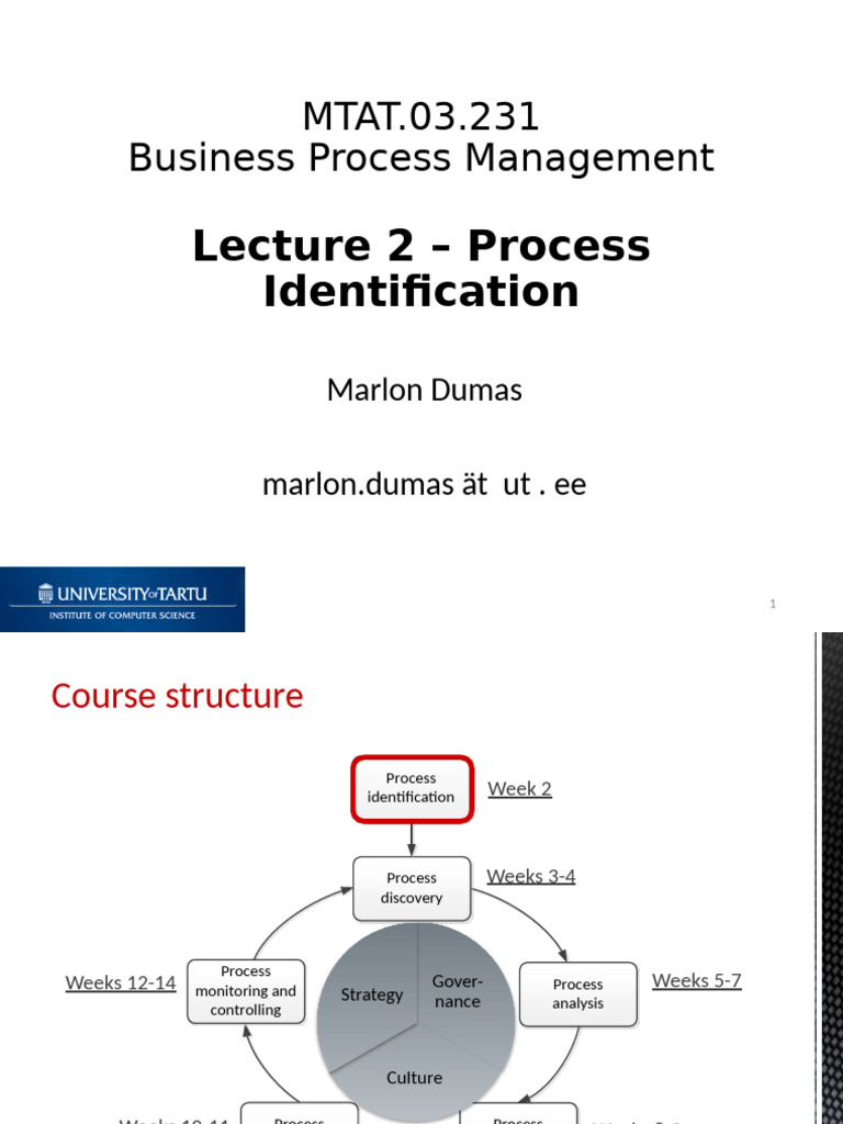 Lecture2 Identification 094442 | PDF | Supply Chain | Logistics