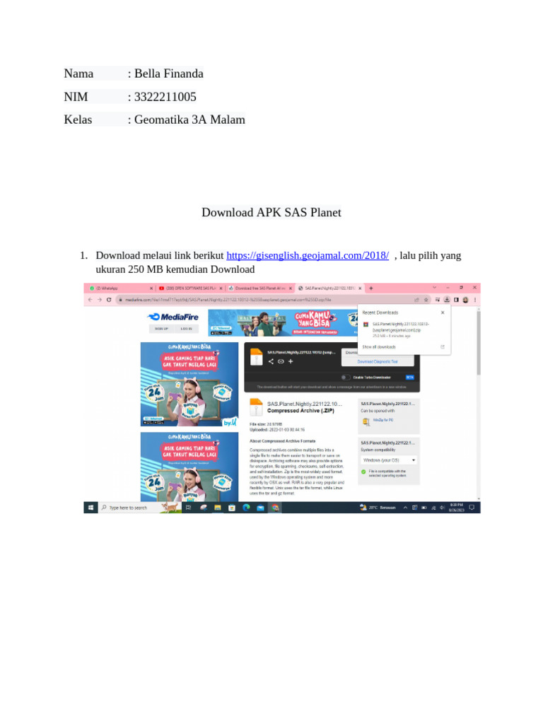 APK SAS Planet | PDF | Sains & Matematika