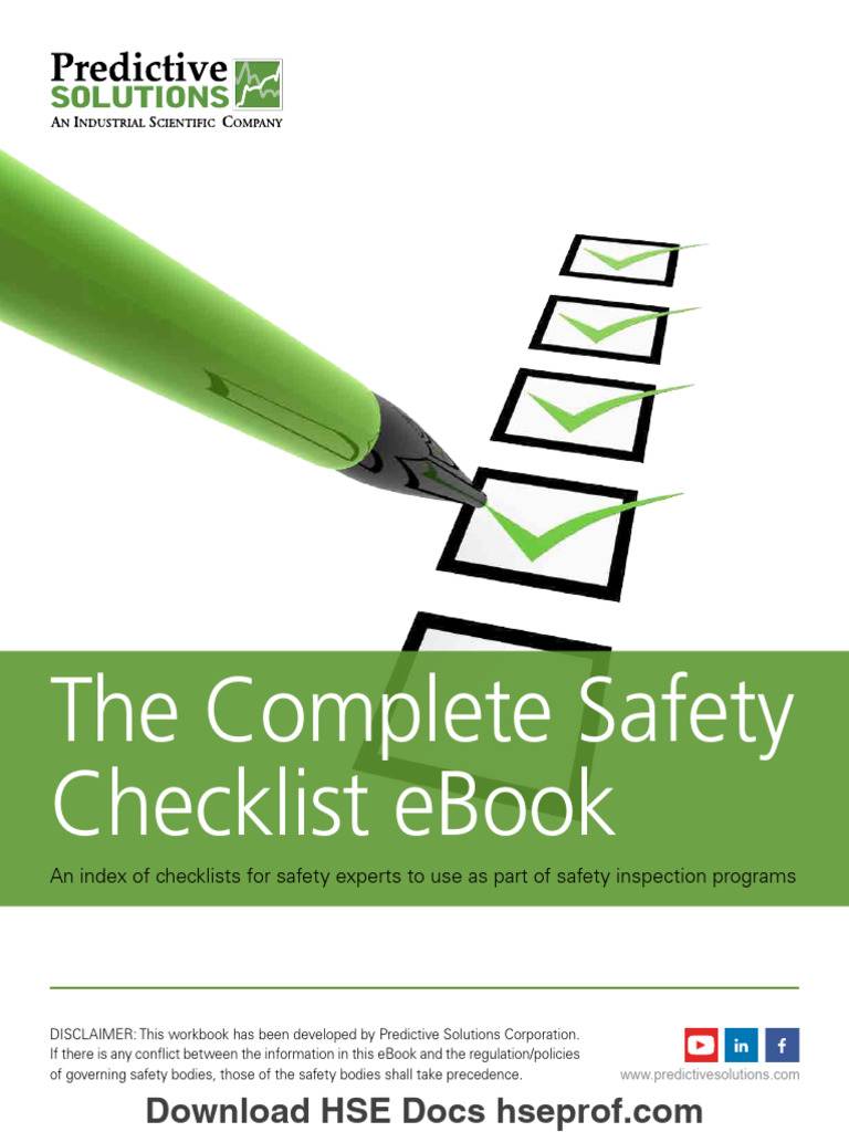 The Complete Safety - Checklist EBook - 241024 - 002255 | PDF ...