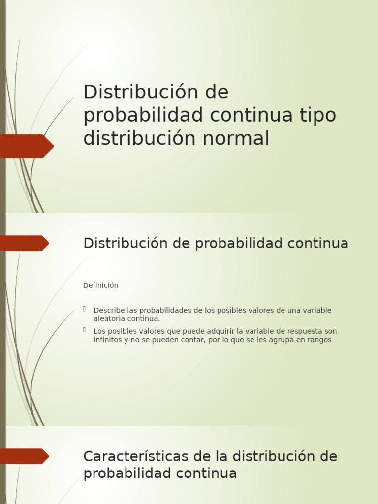 Distribución de Probabilidad Continua | PDF