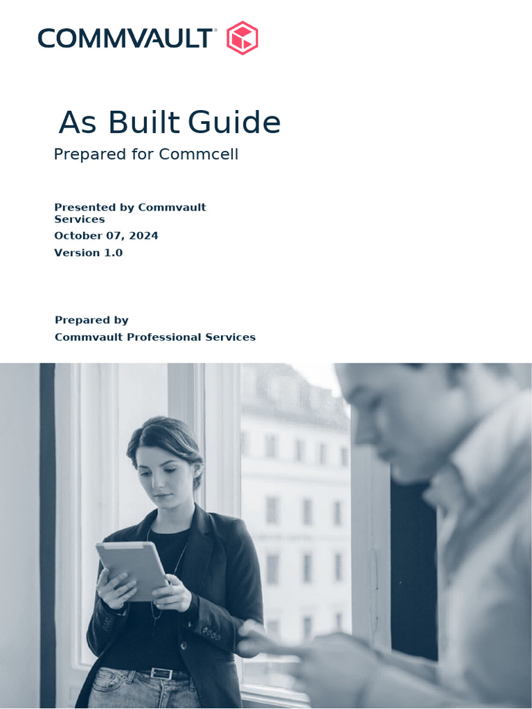 Commcell_AsBuiltGuide__10072024 | PDF | Backup | Computer File