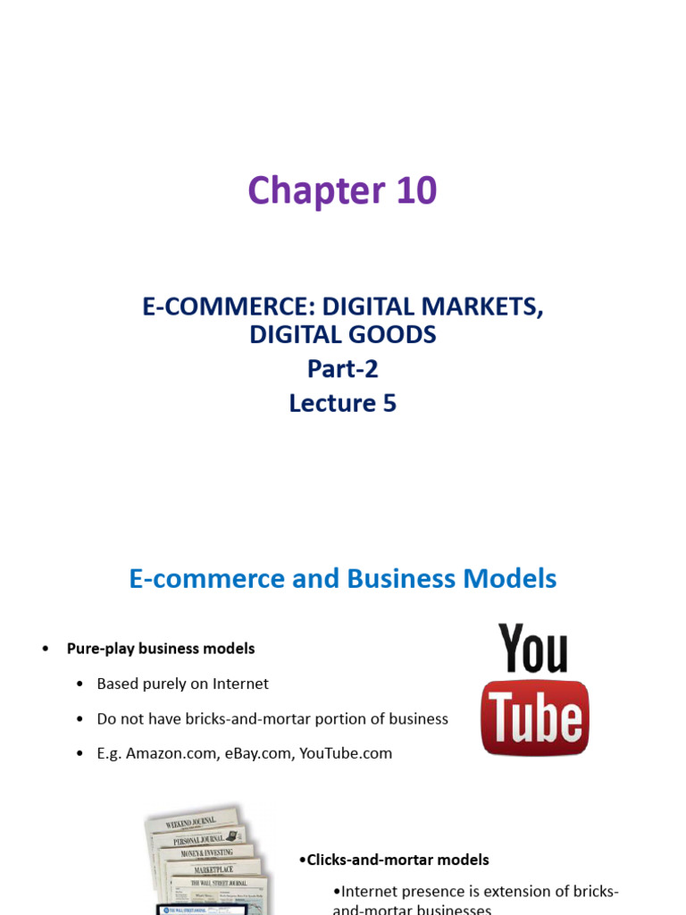 MIS Lecture 4 E-COMMERCE DIGITAL MARKETS DIGI (1)-1-compressed | PDF ...