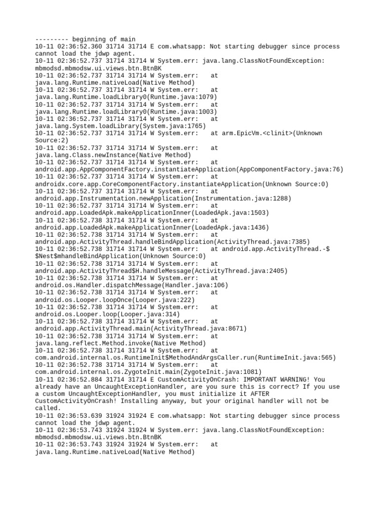 logcat | PDF | Java (Programming Language) | Android (Operating System)