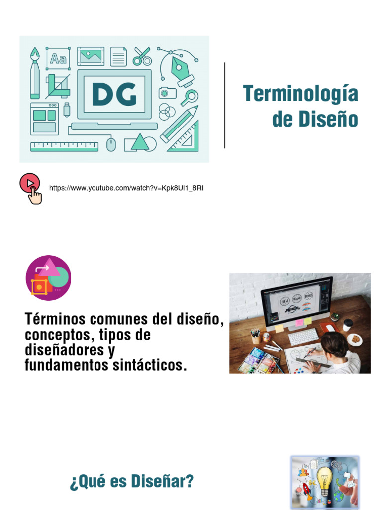 TEMA 2 Terminos Del Diseño y Tipo de Diseñadores | PDF | Diseño | Diseño gráfico