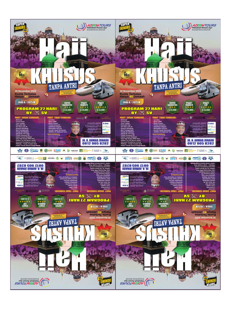 Brosur HAJI KHUSUS JB - AP150 - 25 Lembar - Proof | PDF