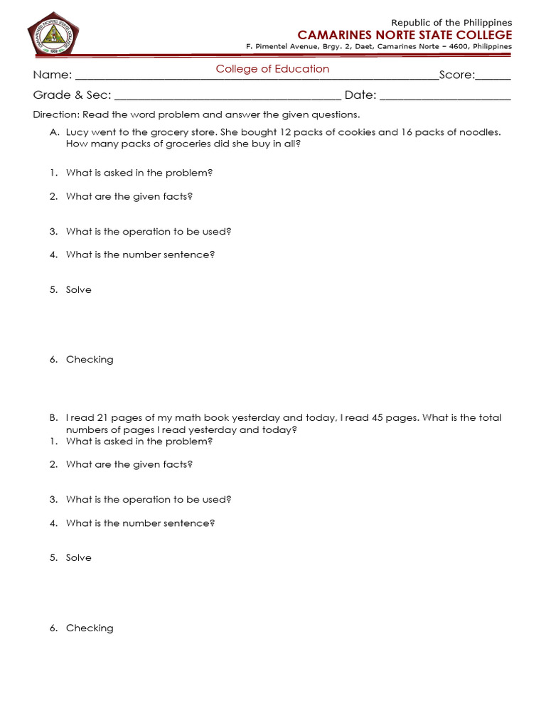 Math 2 Problem Solving PDF | PDF