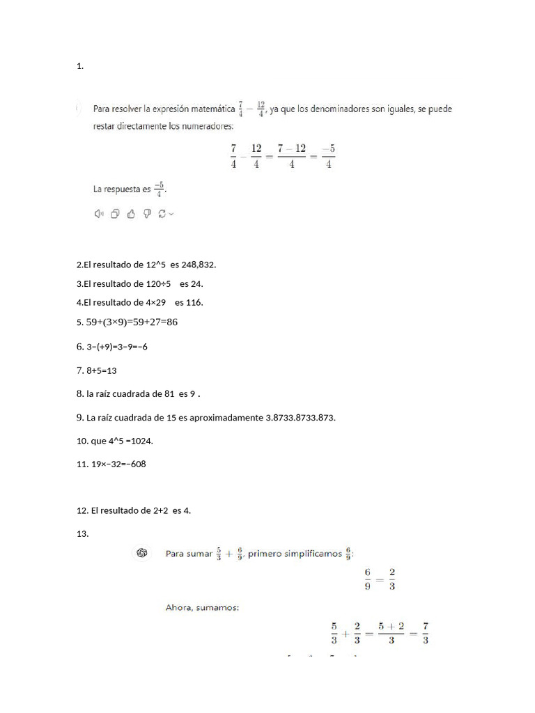Tarea de Matematica - Fabian | PDF