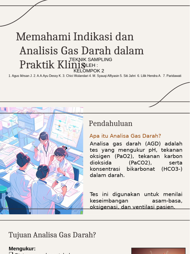 Indikasi Dan Analisis Gas Darah Dalam Praktik Klinis | PDF