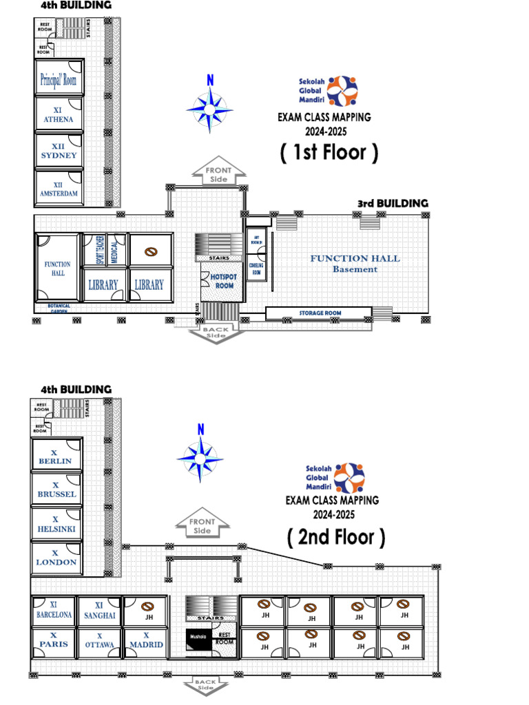 Denah Ruang Sma 2024-2025 | PDF