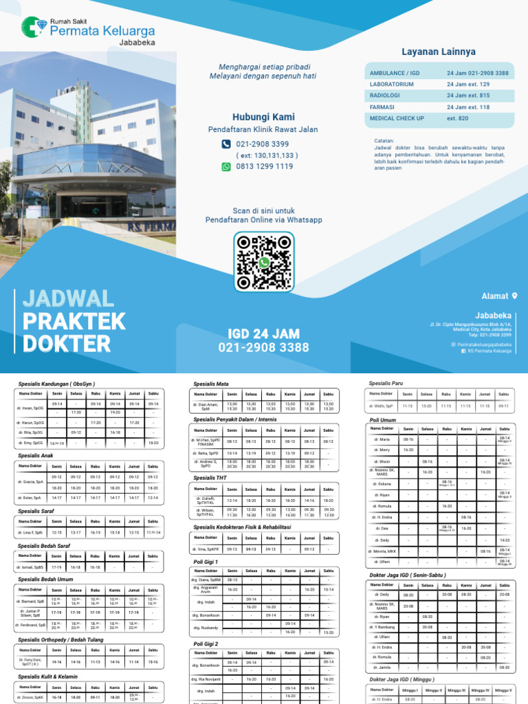 021 Jadwal Dokter JB | PDF
