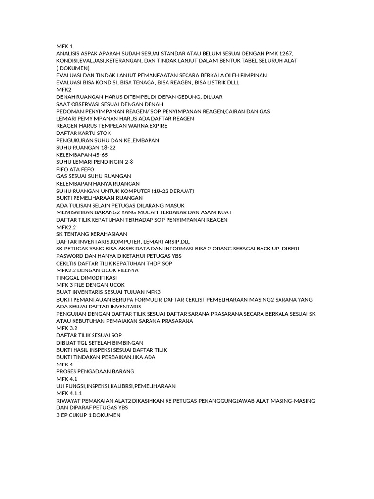 RTL Bimbingan Akreditasi | PDF